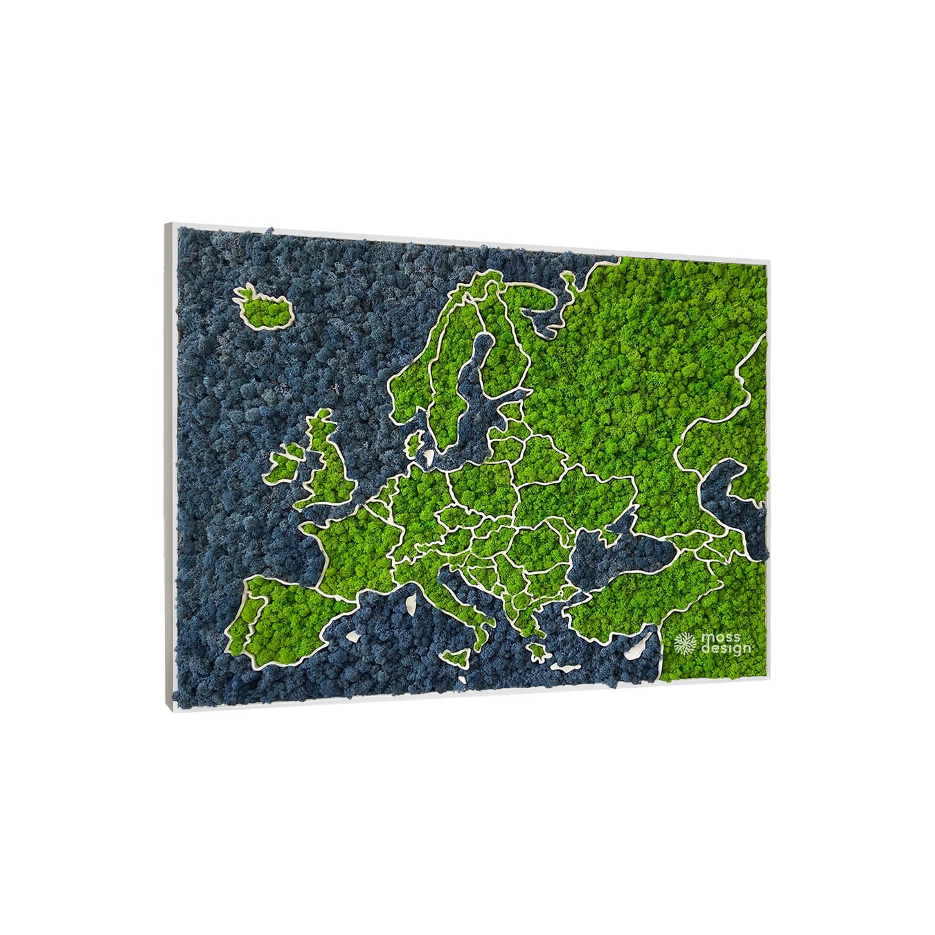 Moss Map of Europe - Nordic Lichen | Mossdesign
