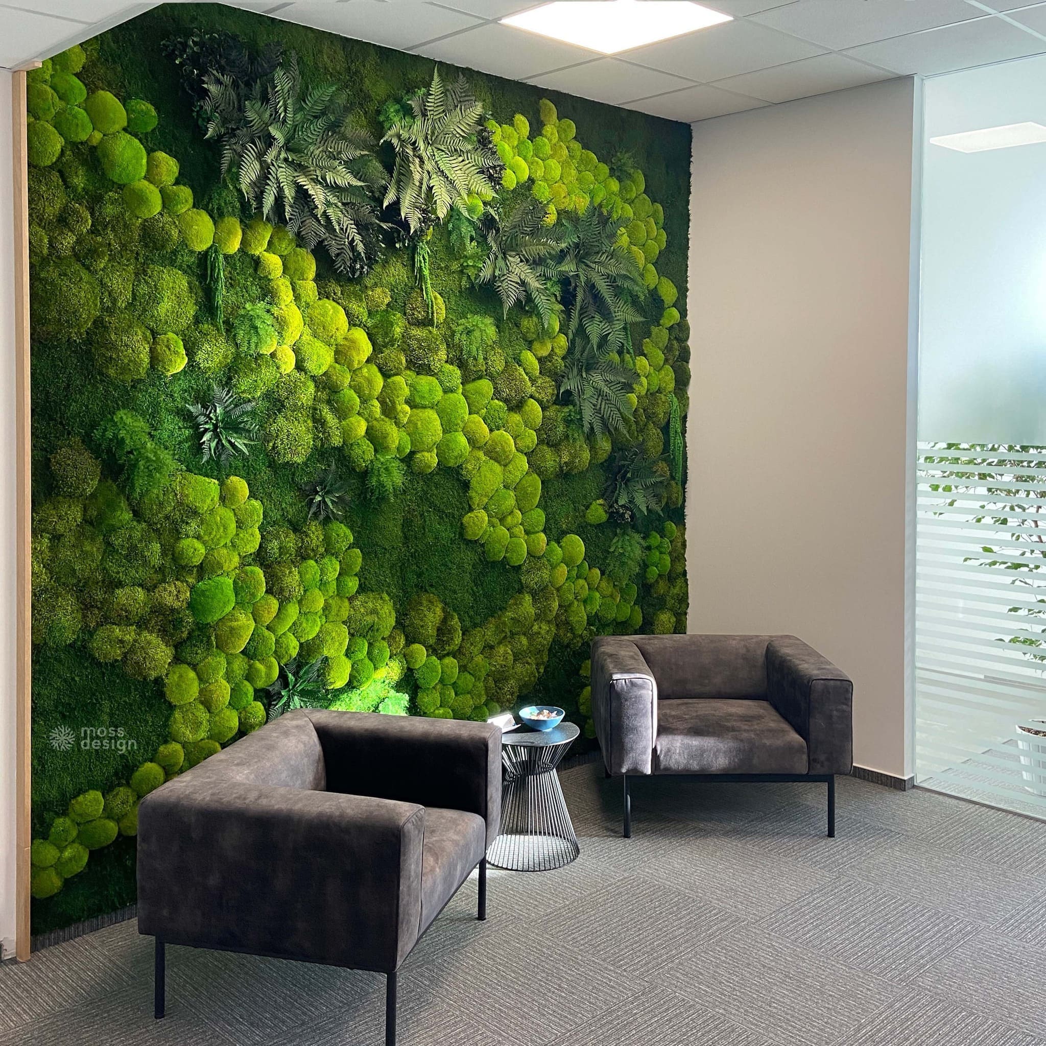 The most beautiful moss walls for interiors | Mossdesign
